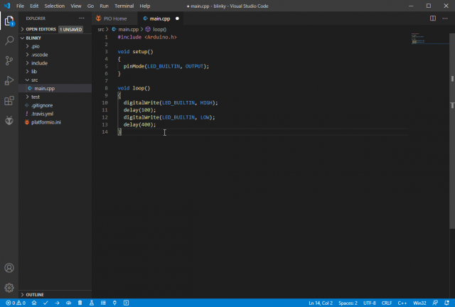 PlatformIO and VSCode for Windows - UKMARS