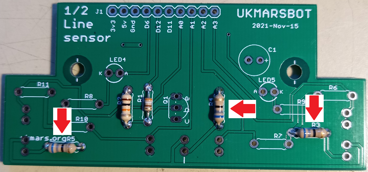 Line Sensor Assemblies - UKMARS