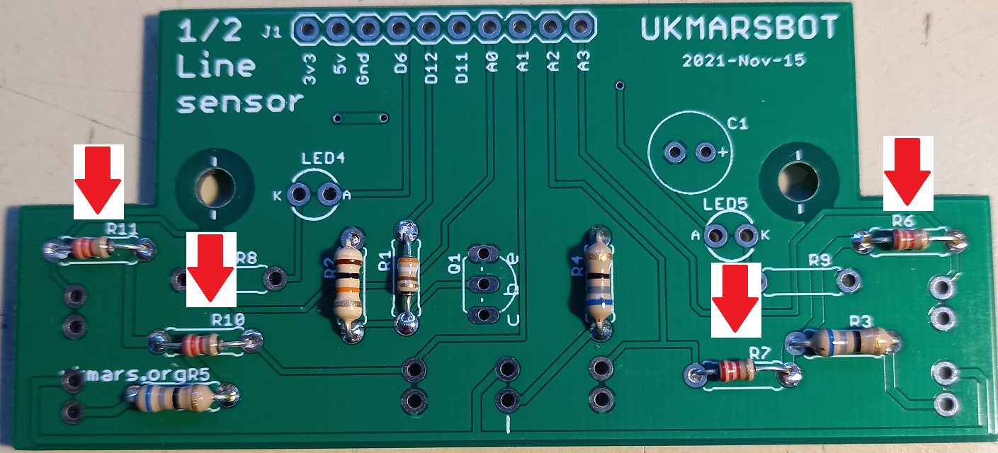 Line Sensor Assemblies - UKMARS