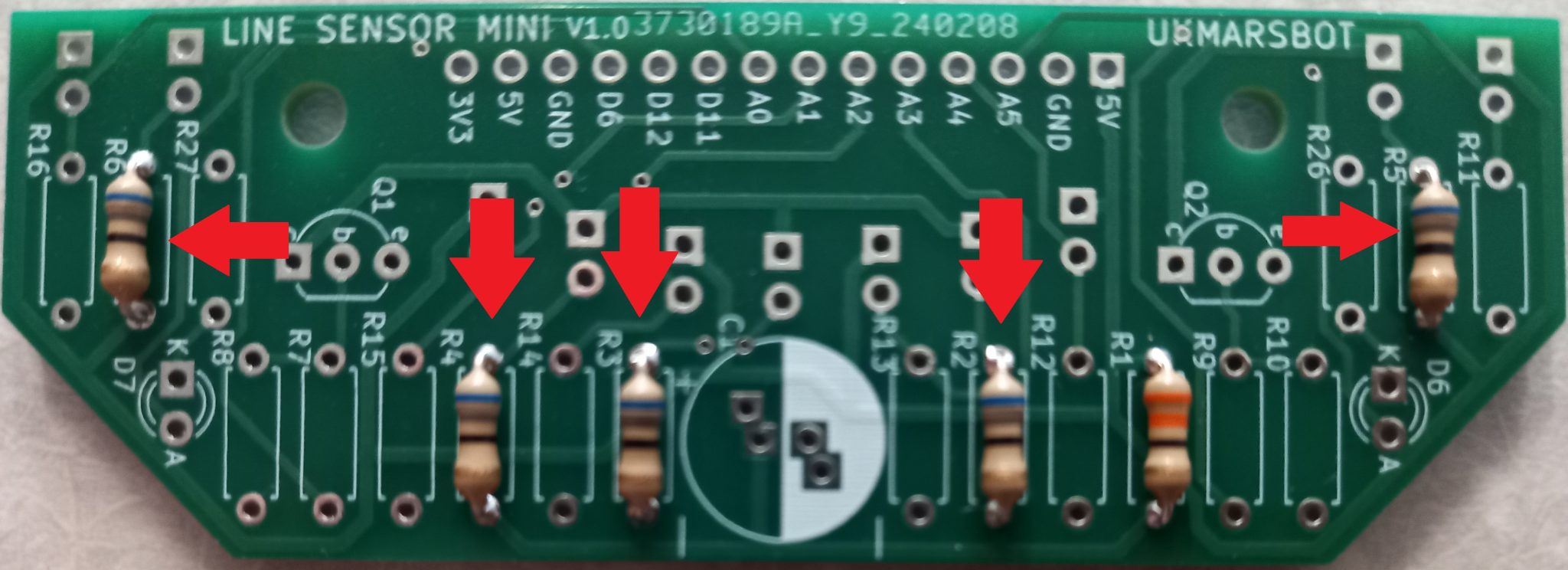 Line Sensor Assemblies - UKMARS