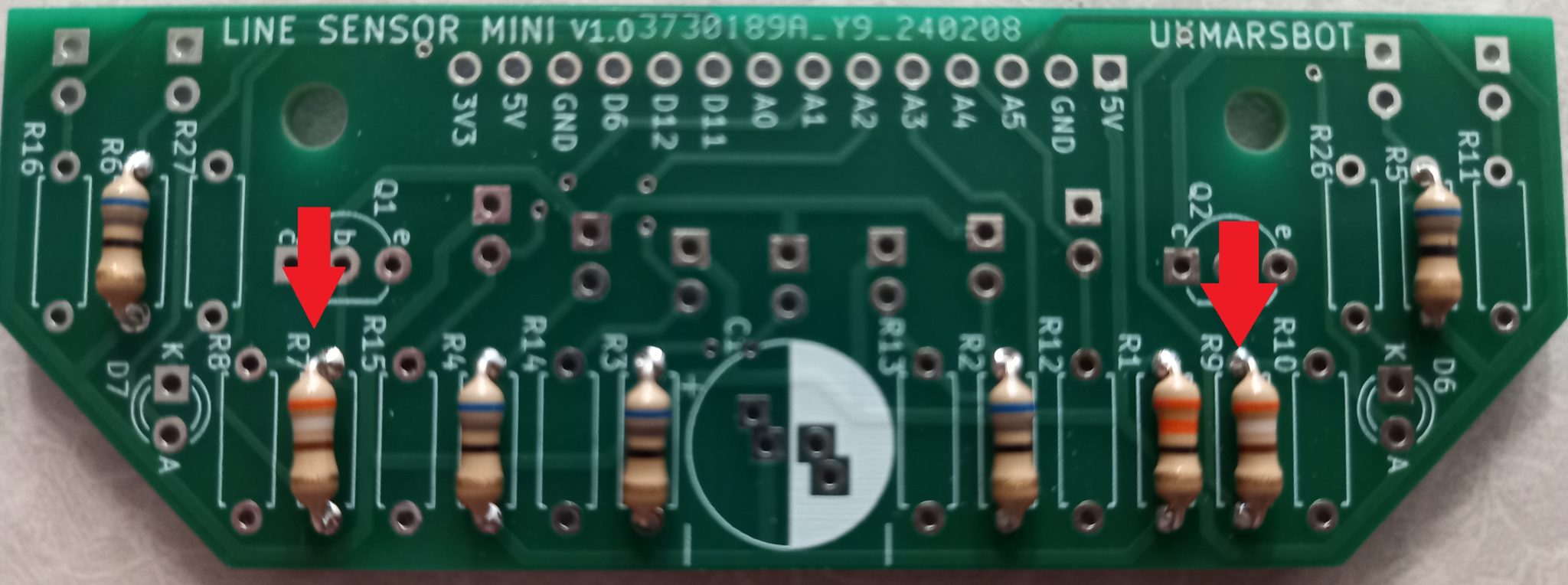 Line Sensor Assemblies - UKMARS