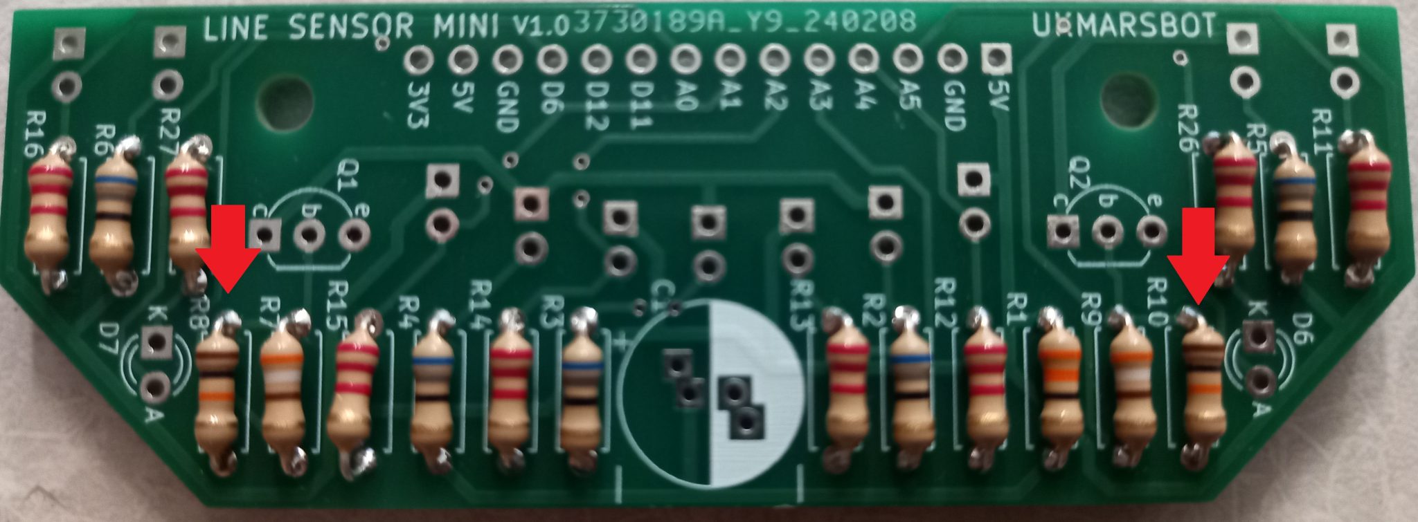 Line Sensor Assemblies - UKMARS