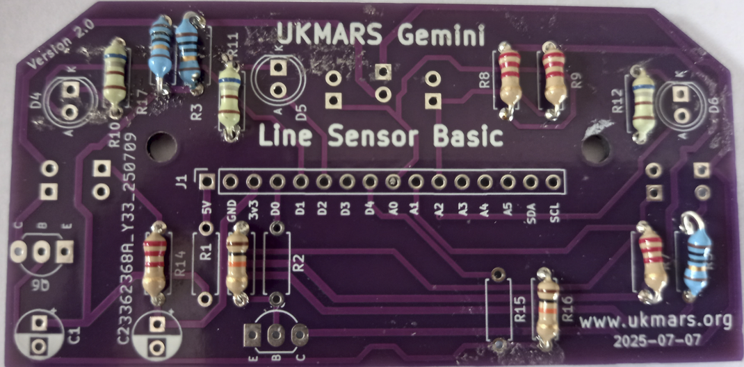 Line Sensor Board - UKMARS