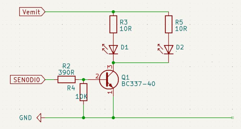 Line Sensor PCB - UKMARS